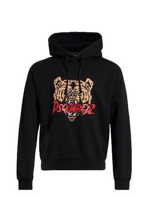 Dsquared2 Cotton-blend Fleece Sweatshirt - Black