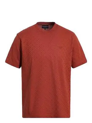 Emporio Armani T-shirt Rust Size Cotton - Red