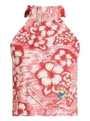 DEPARTMENT 5 Floral-print Sleeveless Top - Pink
