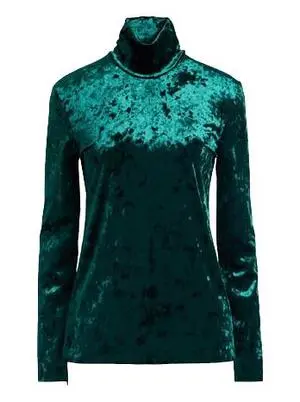 DEPARTMENT 5 Velvet Turtleneck Top - Green