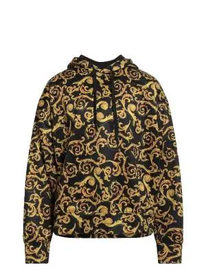 Versace Printed Fleece Hoodie - Black