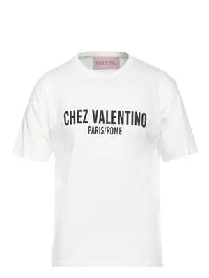 Valentino Garavani T-shirt Ivory Size Cotton - White