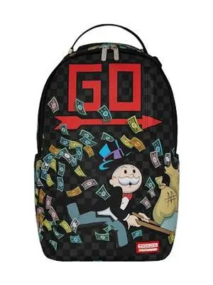 SPRAYGROUND Monopoly Wheel Barrel Backpack - Multicolor