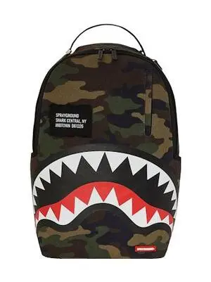 SPRAYGROUND Shark Central Camo Dlxs Backpack - Multicolor