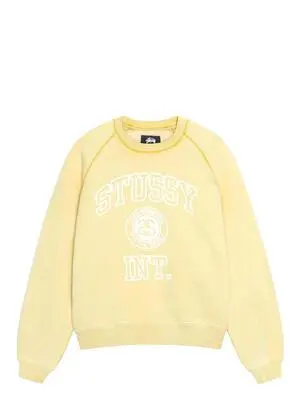 StÜssy Overlock Varsity Raglan Crew - Honey