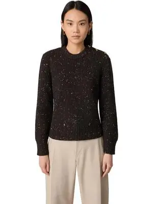 BOTTEGA  VENETA Wool English Rib Sweater - Fondant