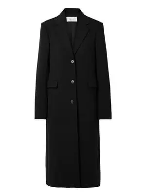 THE ROW Cerys Wool-Blend Crepe Coat