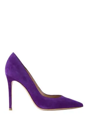GIANVITO ROSSI 105 Suede Pumps - Purple