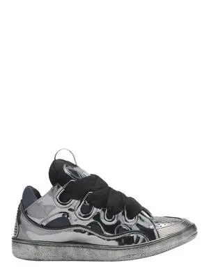 LANVIN Curb Sneakers Silver