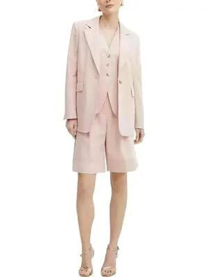 BOSS Single-button Notched-lapel Blazer - Pink