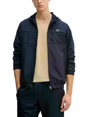 Lacoste Hooded Zip-up Jacket - 5fs Navy Blue