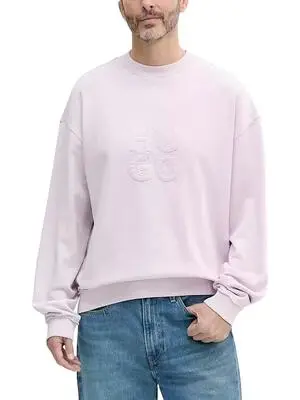 Hugo Logo-appliqué Sweatshirt - Pink