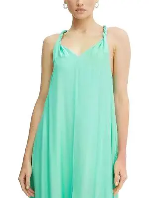 Patrizia Pepe Braided-back Maxi Day Dress - Green