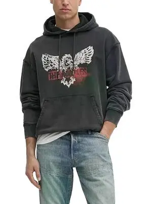 The Kooples Eagle-print Hoodie - Grey
