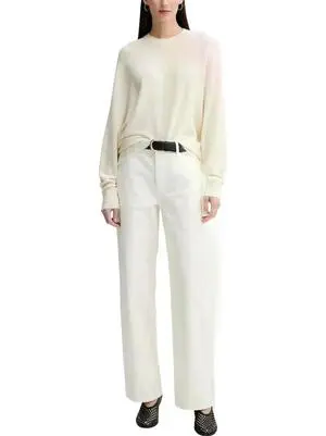 BY MALENE BIRGER Round-neck Sweater - White