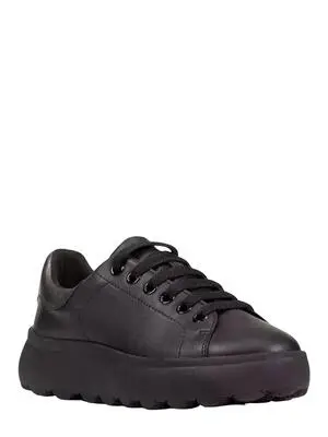 GEOX Leather Platform Sneakers