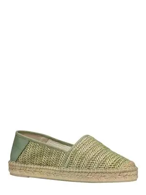 Geox Lampedusa Herringbone-woven Espadrilles - Green