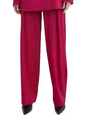 LA MANIA Pleated Front Trousers