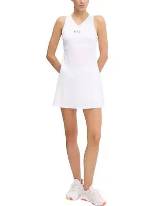 Emporio Armani Racer-back Tennis Dress - White