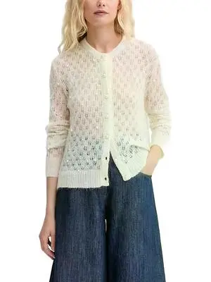 Munthe Pearl-embellished Cardigan - Neutrals