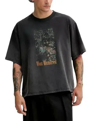 WON HUNDRED Graphic-print T-shirt - Black