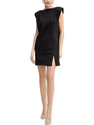 Pinko Padded-shoulder T-shirt Dress - Black