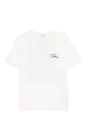 Lacoste Printed Jersey T-shirt - White