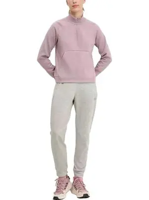 Helly Hansen Half-zip Kangaroo-pocket Sweatshirt - Pink