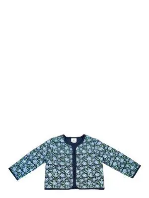FLORENCE EISEMAN Floral Print Quilted Jacket