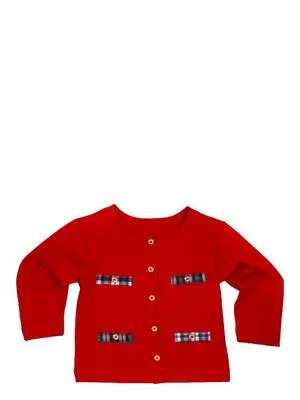 FLORENCE EISEMAN French Terry Jacket - Red