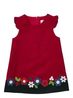 FLORENCE EISEMAN Jumper With Floral Appliqu - Burgundy