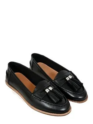 JELAVU Leather Loafer - Black