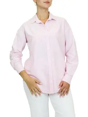 BEACHLUNCHLOUNGE Sydney Oversized Button-Up Shirt Classical Pink