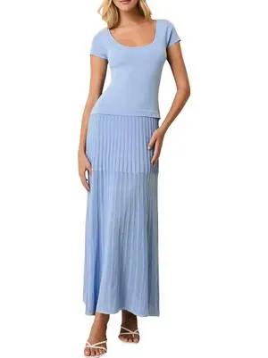 Solid & Striped The Bridget Knit Maxi Dress - Open Water