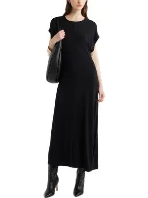 Nordstrom Dolman Sleeve Maxi Dress - Black