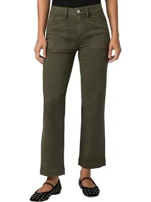 Paige Quincy Ankle Straight-leg Jeans - Vintage Forest Moss