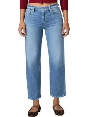 Paige Mason Mid Rise Ankle Straight Leg Jeans - Big Ben