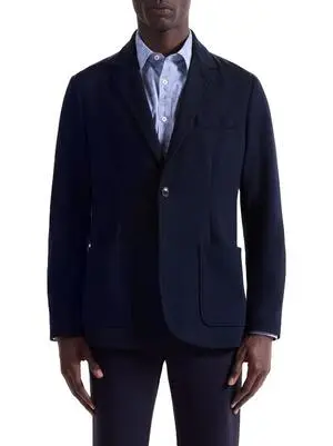 Bugatchi Soft Touch Knit Blazer Navy