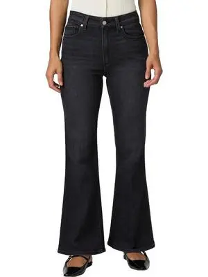 Paige Marlow High-rise Flare Jeans - Ink Black
