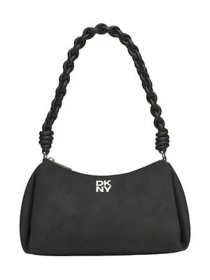 Dkny Remy Top-Zip Shoulder Bag Black/silver