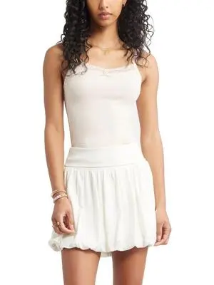 Bp. Lace Trim Camisole - Beige Prunus