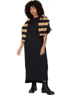 TURTLEDOVE LONDON Organic Cotton Maxi Dress - Black