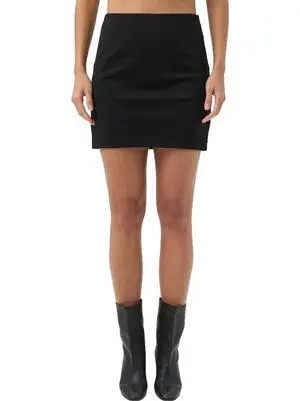 Trina Turk High Waisted Mini Skirt - Black