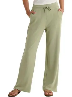 FREE FLY Lightweight Fleece Wide Leg Pants Tea