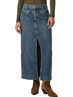 Paige Tayler Denim Maxi Skirt - Reading
