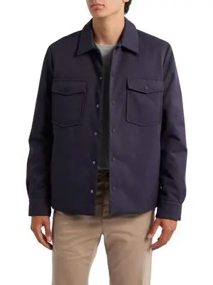SAVE THE DUCK Kurtis Water-repellent Shirt Jacket - Blue Black
