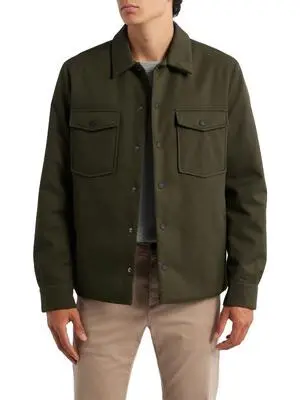 SAVE THE DUCK Kurtis Water-repellent Shirt Jacket - Land Green