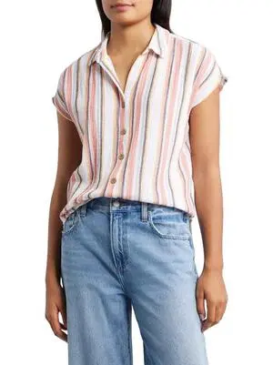BEACHLUNCHLOUNGE Gem Stripe Shirt - On Vacation