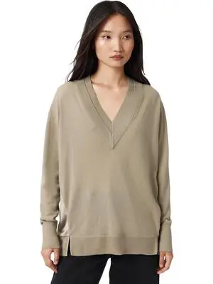 ALLSAINTS Bern V-Neck Wool Jumper