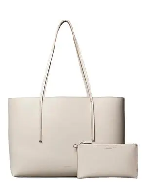 Calvin Klein Foil Logo Tote Chateau /desert Taupe